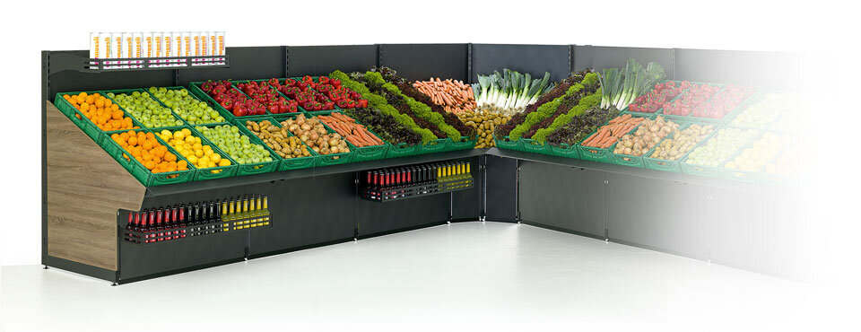 Neues Obst- und Gemüse Präsentationsmöbel von Wanzl | Wanzl